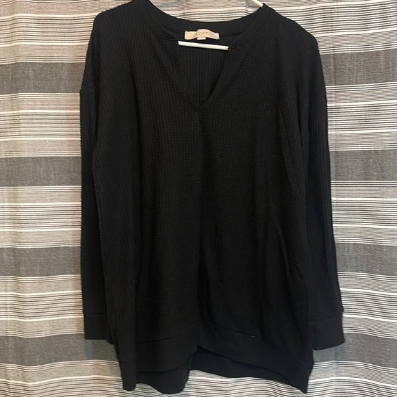 LOFT | Tops | Loft Waffle 34 Sleeve Soft And Cute | Poshmark